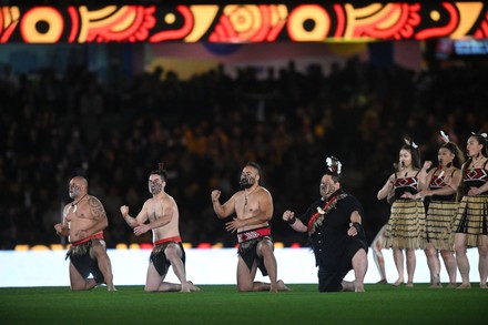 Haka Traditional Dance Performed Ahead Rugby Editorial Stock Photo ...