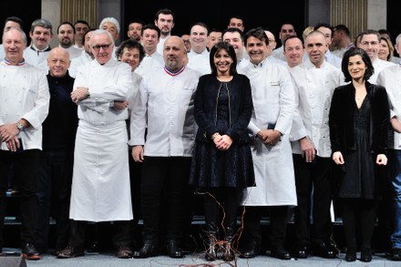 Paris Celebre Ses Chefs, France - 15 Jan 2016 Stock Pictures, Editorial ...
