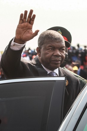 Angolas Presidentelect Joao Lourenco Waves During Editorial Stock Photo ...