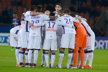 Toulouses Prayer During Semifinal League Cup Editorial Stock Photo ...