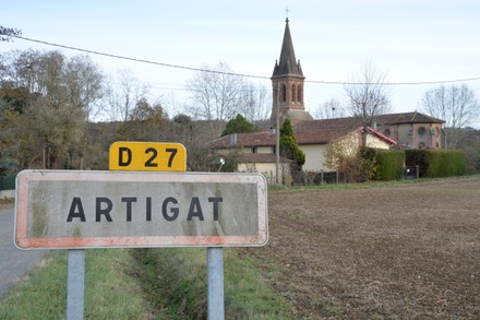 General View Village Artigat Southwestern France Editorial Stock Photo ...