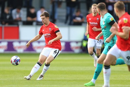 Tranmeres Josh Hawkes Celebrates Scoring His Editorial Stock Photo ...