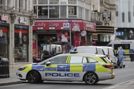 Police Work Inside Cordoned Off Area Editorial Stock Photo - Stock ...