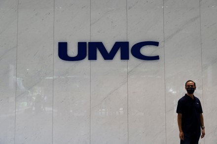 Employee Stands Under Logo United Microelectronics Editorial Stock ...