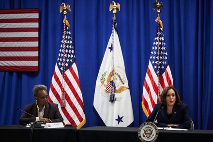 US Vice President Kamala Harris in Chicago to discuss reproductive ...