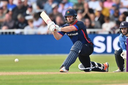 Steven Croft Lancashire Batting During Royal Editorial Stock Photo ...