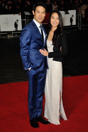 Christopher Goh Girlfriend Attending 59th Bfi Editorial Stock Photo ...