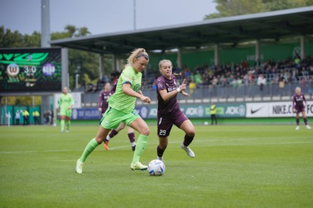 Ewa Pajor 9 Wolfsburg Miriam Hils Editorial Stock Photo - Stock Image ...