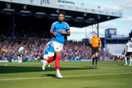 Portsmouth Defender Clark Robertson During Efl Editorial Stock Photo ...