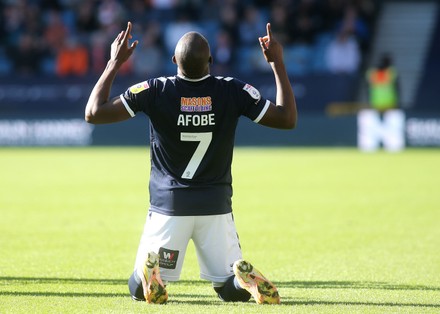Benik Afobe Celebrates Scoring Millwalls Second Editorial Stock Photo ...