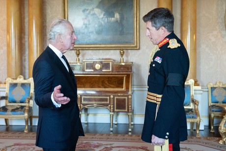 King Charles Iii Greets Major General Editorial Stock Photo - Stock ...