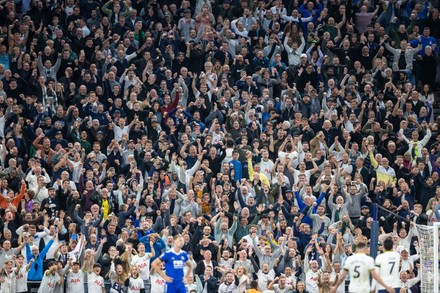 Tottenham Hotspur Fc Supporters Celebrating Goal Editorial Stock Photo ...