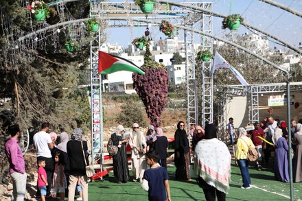 __COUNT__ Palestinians attend the annual grape festival in Halhul ...