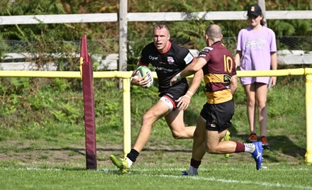 Jersey Players Congratulate Try Scorer Ben Editorial Stock Photo ...