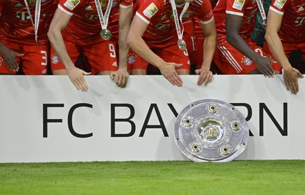 Championship Celebration Handing Over Trophy Team Editorial Stock Photo ...
