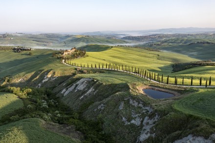 Aerial View Typical Winery Agriturismo Baccoleno Editorial Stock Photo ...