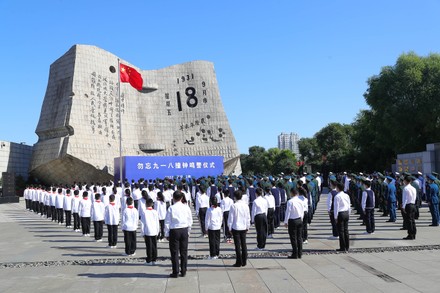 People Attend Ceremony Commemorate September 18 Editorial Stock Photo ...