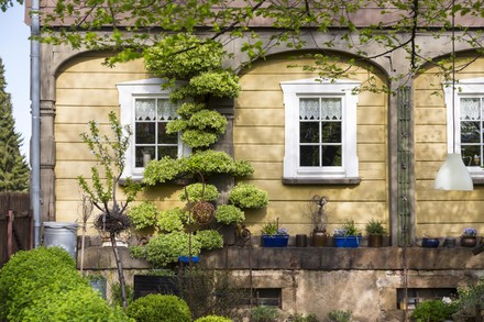 Facade Windows Halftimbered House Zur Lime Editorial Stock Photo ...