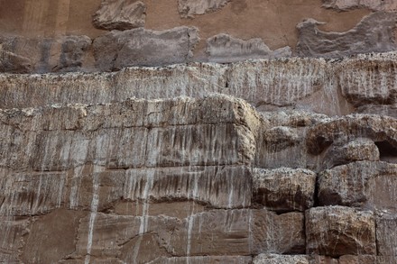 Wall Contaminated By Pigeon Droppings Egypt Editorial Stock Photo ...