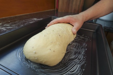 Swabian Cuisine Preparation Ulmer Zuckerbrot Sweet Editorial Stock ...