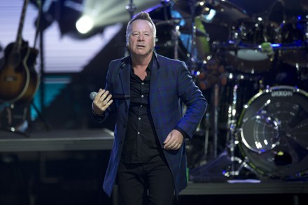 Scottish Group Simple Minds Singer Jim Editorial Stock Photo - Stock ...