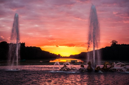 Fountains Night Show Palace Versailles Versailles Editorial Stock Photo ...