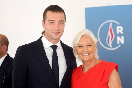 Jordan Bardella Mariecaroline Le Pen French Editorial Stock Photo ...