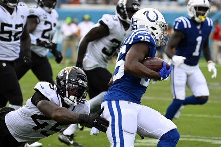 Colts Running Back Deon Jackson Tackled Editorial Stock Photo - Stock ...