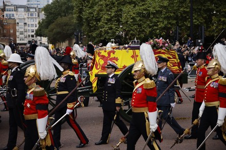 State Funeral Procession Queen Elizabeth Ii Editorial Stock Photo ...