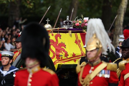 State Funeral Procession Queen Elizabeth Ii Editorial Stock Photo ...