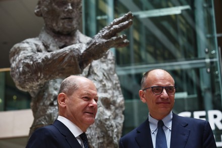 Leader Partito Democratico Enrico Letta 2l Editorial Stock Photo ...
