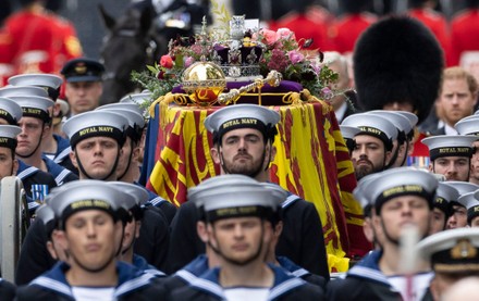 State Funeral Procession Queen Elizabeth Ii Editorial Stock Photo ...