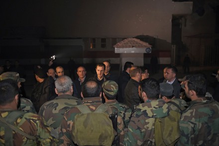 Syrian President Bashar Al Assad Visits Editorial Stock Photo - Stock ...