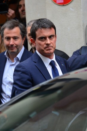 Prime Minister Manuel Valls Visits Headquarters Editorial Stock Photo ...