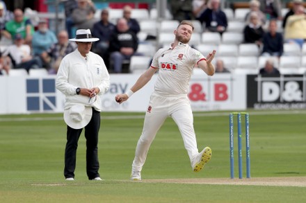 Sam Cook Bowling Action Essex During Editorial Stock Photo - Stock ...