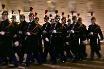 Republican Guards Pictured Before State Dinner Editorial Stock Photo ...