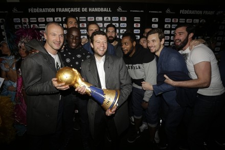 French National Handball Team Attend Party Editorial Stock Photo ...