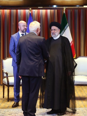 Iranian President Ebrahim Raisi Meets President Editorial Stock Photo ...