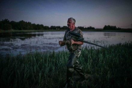 Waterfowl Hunting Marshes Braud Saint Louis Editorial Stock Photo ...