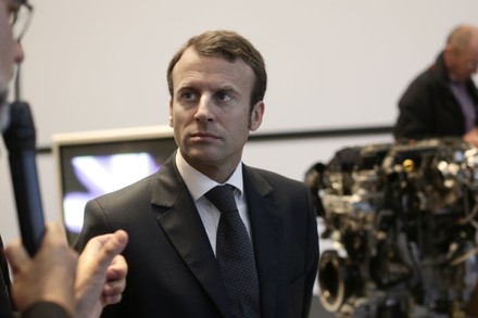 French Economy Industry Minister Emmanuel Macron Editorial Stock Photo ...