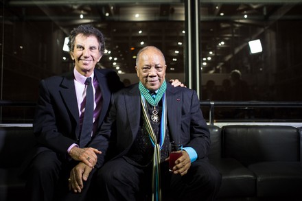 Us Musician Producer Quincy Jones Poses Editorial Stock Photo - Stock ...