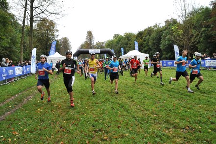 Run And Bike - Saint Cloud, Saint-Cloud, France - 12 Oct 2014 Stock ...