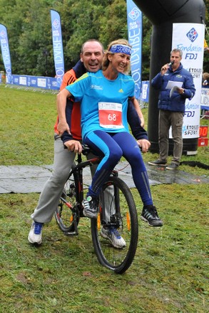 Run And Bike - Saint Cloud, Saint-Cloud, France - 12 Oct 2014 Stock ...