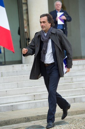 Tv Anchor Emmanuel Chain Leaves Elysee Editorial Stock Photo - Stock ...