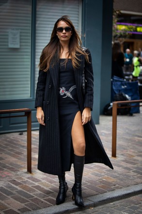 Hannah Cross Arriving David Koma Fashion Editorial Stock Photo - Stock ...