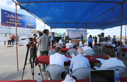 Palestinian Members Legislative Council Attend Meeting Editorial Stock ...