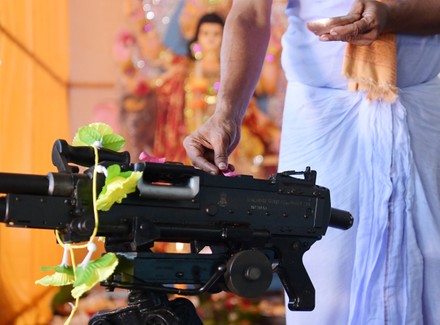 Priest Blessing Weapons Belonging Tsr 2nd Editorial Stock Photo - Stock ...