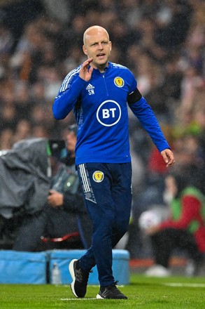 Scotland Coach Steven Naismith During Uefa Editorial Stock Photo ...