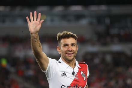 Leonardo Ponzio Gestures During Farewell Match Editorial Stock Photo ...