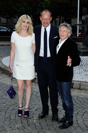 Emmanuelle Seigner Stefano Cantino Roman Polanski Editorial Stock Photo ...